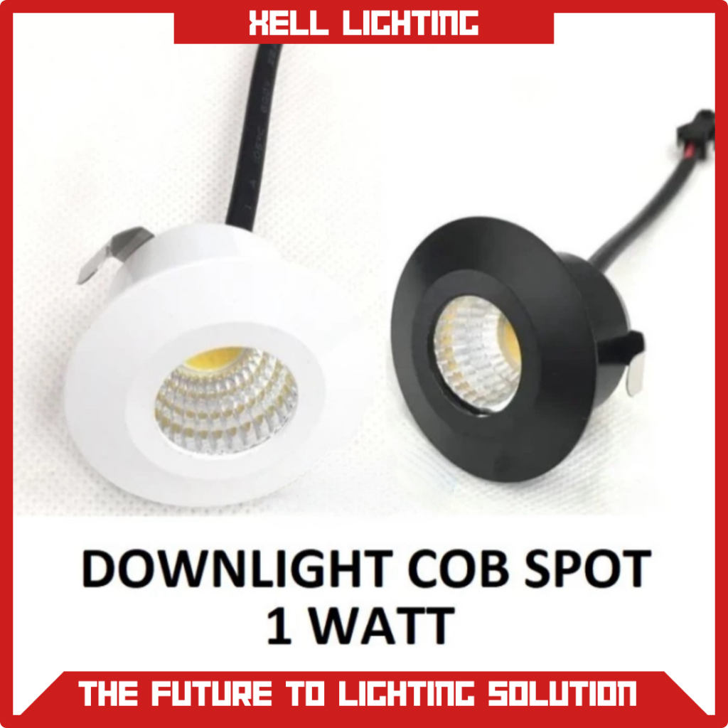 Jual Lampu Downlight LED Mini 1W Spotlight COB Lemari Spot Mata 1 W Watt | Shopee Indonesia