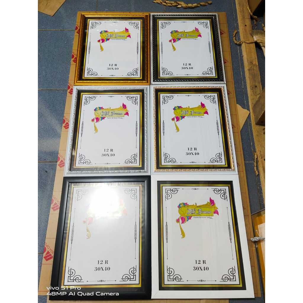 Jual BINGKAI FOTO 12R Tepi / BINGKAI FOTO 30X40CM / PIGURA / FRAME ...