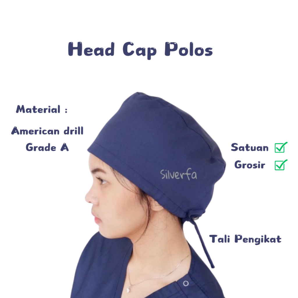 Jual Head Cap Medis / Topi Medis / Topi Operasi / Surgical Cap | Shopee ...