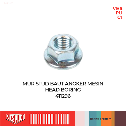 Jual Mur Stud Bolt Baut Angker Mesin Head Boring M8x1,25 | Shopee Indonesia