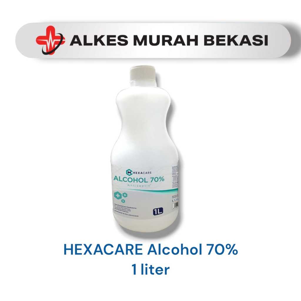 Jual HEXACARE Alcohol 70% 1 liter | Shopee Indonesia