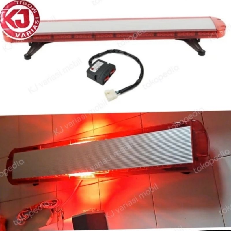 Jual Lampu atap mobil slim merah 120cm 12V | Shopee Indonesia
