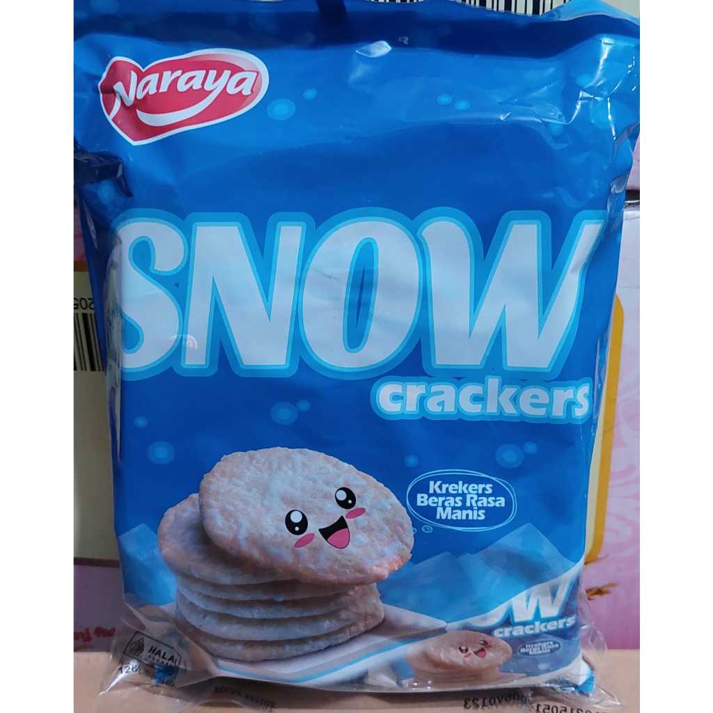 Jual Naraya Snow Rice Cracker Krekers Beras Rasa Manis Isi 10 pcs Pak ...