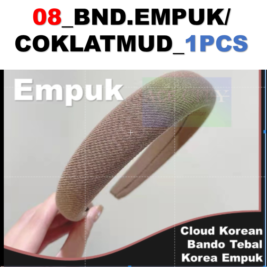 Jual BANDO CLOUD KOREA HEADBAND / BANDO TEBAL KOREA EMPUK / BANDANA ...