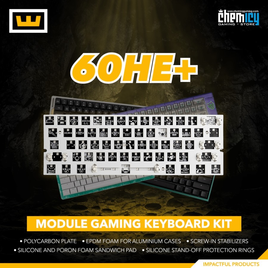 Jual Wooting 60HE+ Module with Lekker Switches Rapid Trigger | Shopee ...