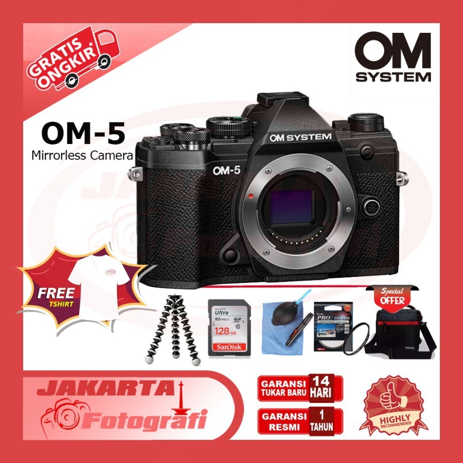 Jual Olympus OM SYSTEM OM-5 Mirrorless Camera Black | Shopee Indonesia