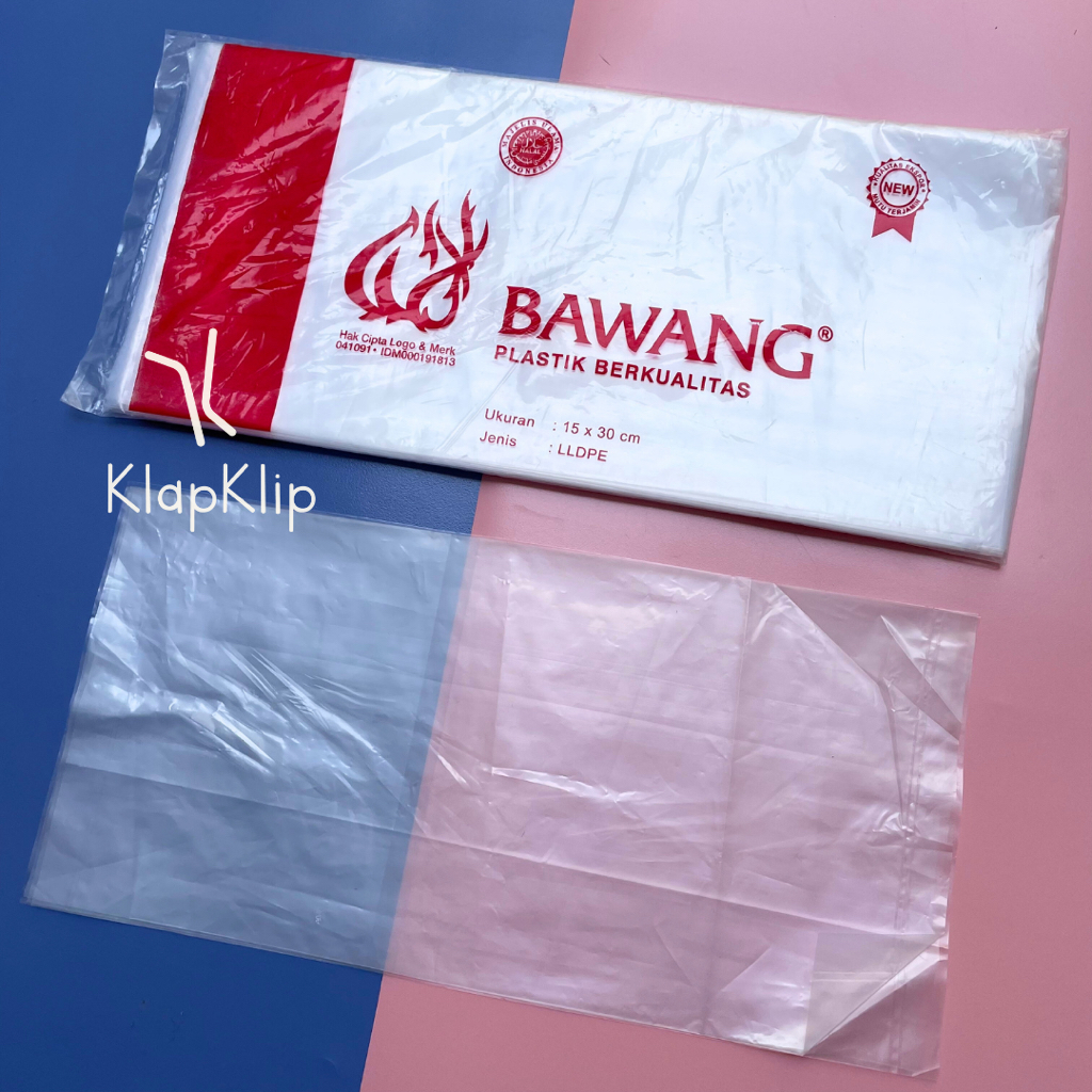 Jual 1pack BAWANG Plastik PE Uk 6x20 7x20 8x20 10x20 12x25 15x30 20x35 Kantong Plastik PE Murah ...