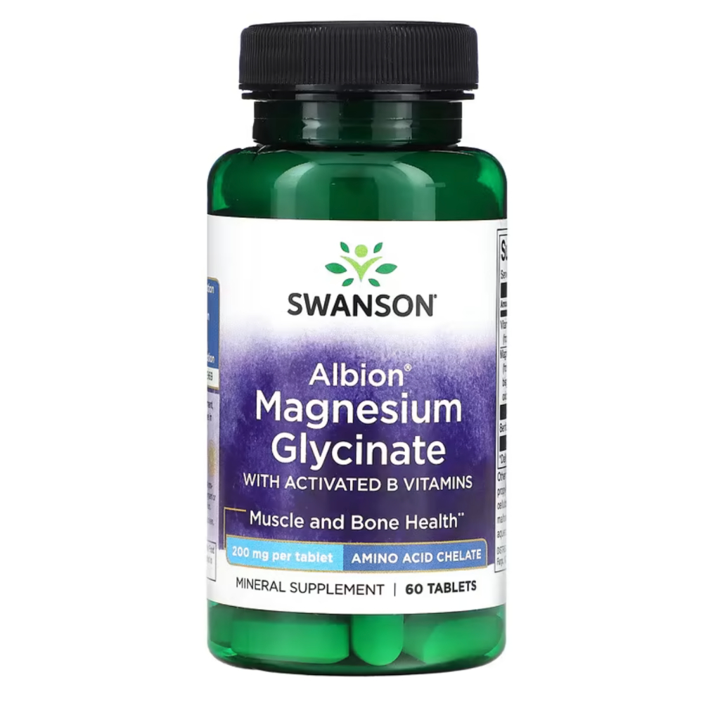 Jual Swanson Albion Magnesium Glycinate 200 mg 60 Tablets | Shopee ...