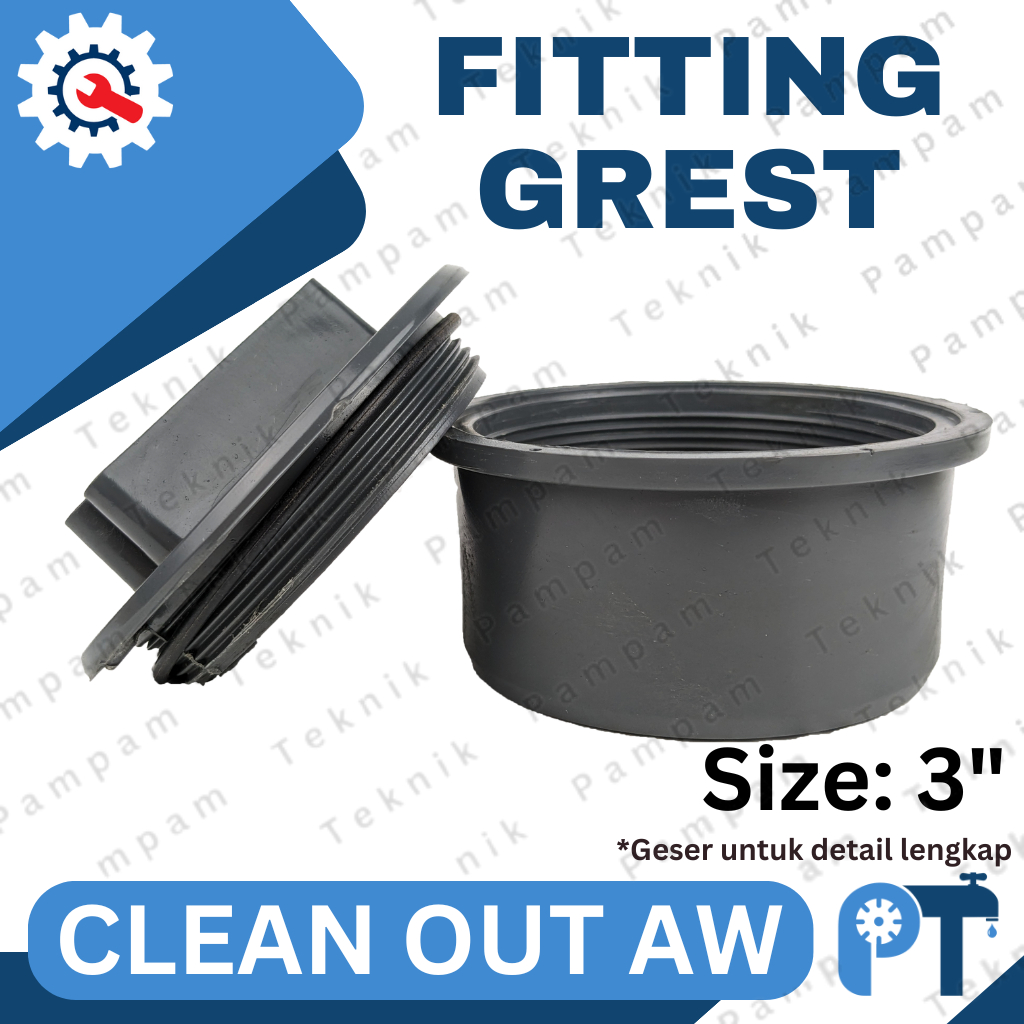 Jual Clean Out 3 inch AW Grest - Tutup septic tank 3" Cleanout 3in - CO ...