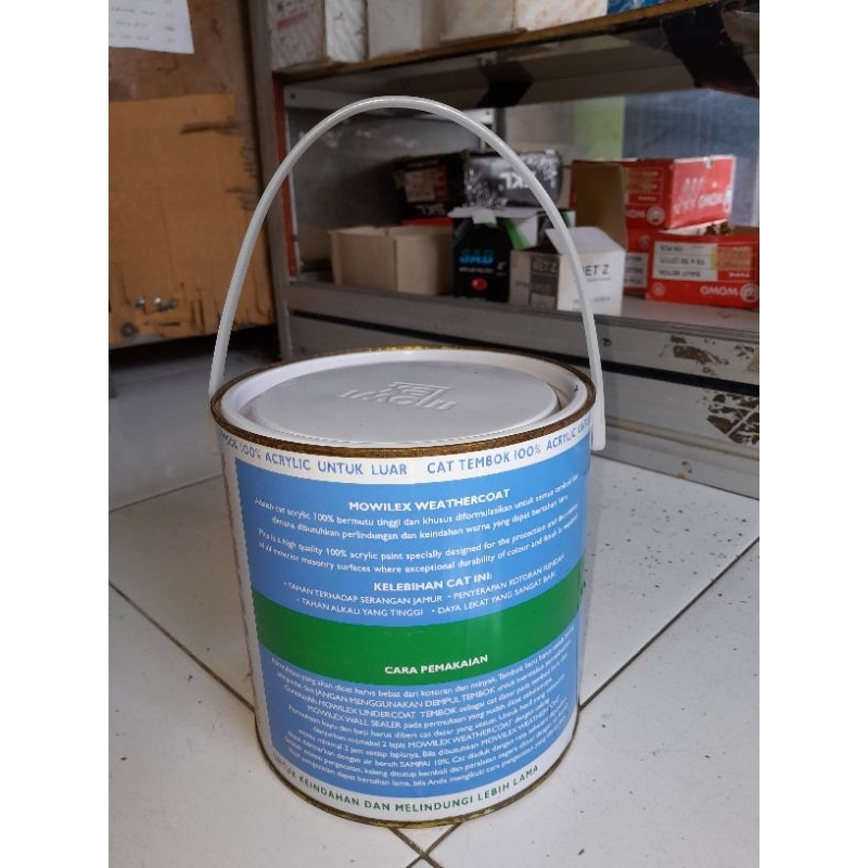 Jual [ 2.5 Liter ] CAT MOWILEX Cat tembok/ cat mowilex weathercoat ...