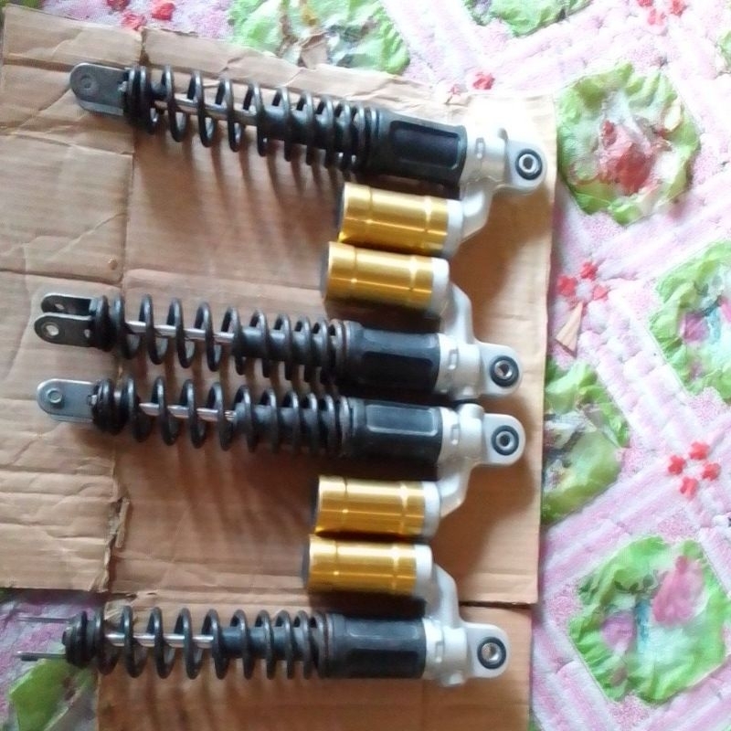 Jual shockbreaker belakang tabung Yamaha nmax 155 dan aerox 155 original copotan | Shopee Indonesia