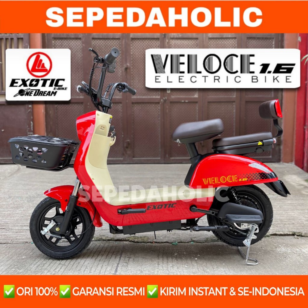 Jual Sepeda Listrik GENIO EASTON S1 BY UNITED / EXOTIC VELOCE 1.6 ...