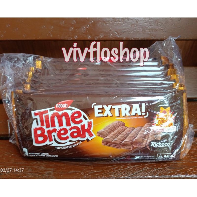 Jual Wafer Nabati Time Break Coklat (10 x 36 gram) | Shopee Indonesia