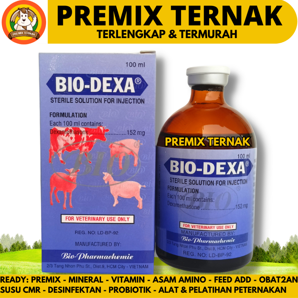 Jual BIO DEXA 100 ML - Anti Radang Anti Inflamasi Hewan - Like ...