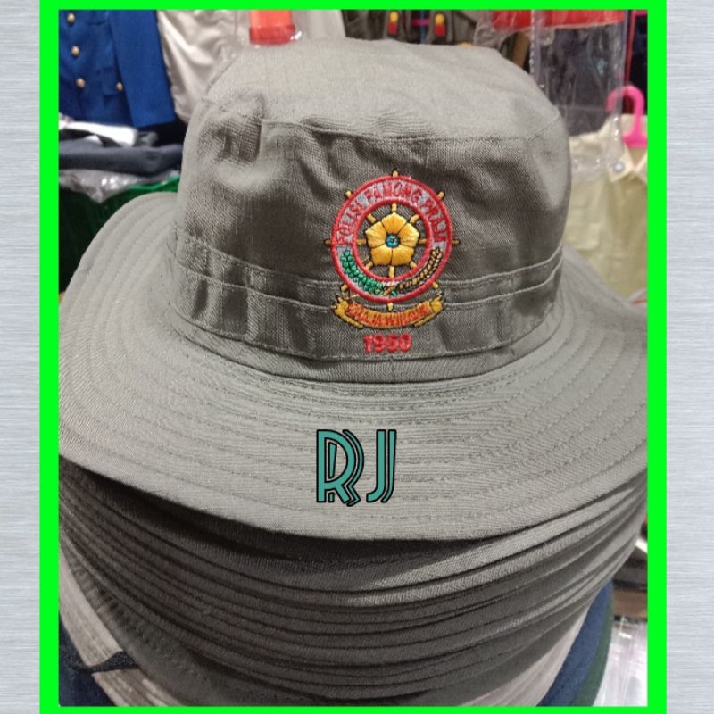 Jual Topi Rimba POL-PP/Topi Lapangan satpol PP model rimba | Shopee ...