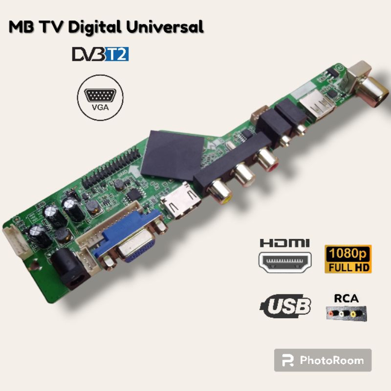 Jual Mainboard TV Digital Universal DVB T2 Seri Terbaru | Shopee Indonesia