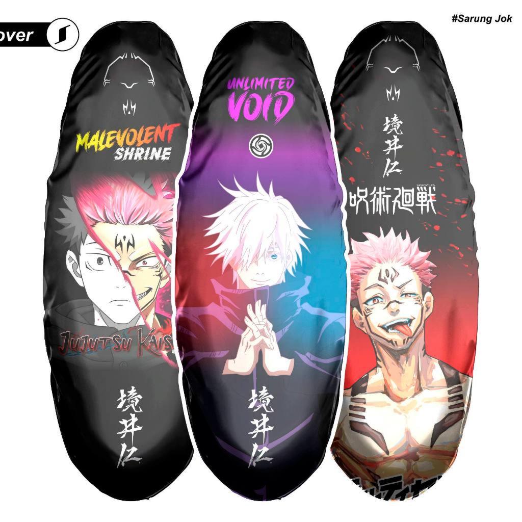 Jual SARUNG JOK MOTIF JUJUTSU KAISEN FULL PRINT / COVER JOK MOTOR ...