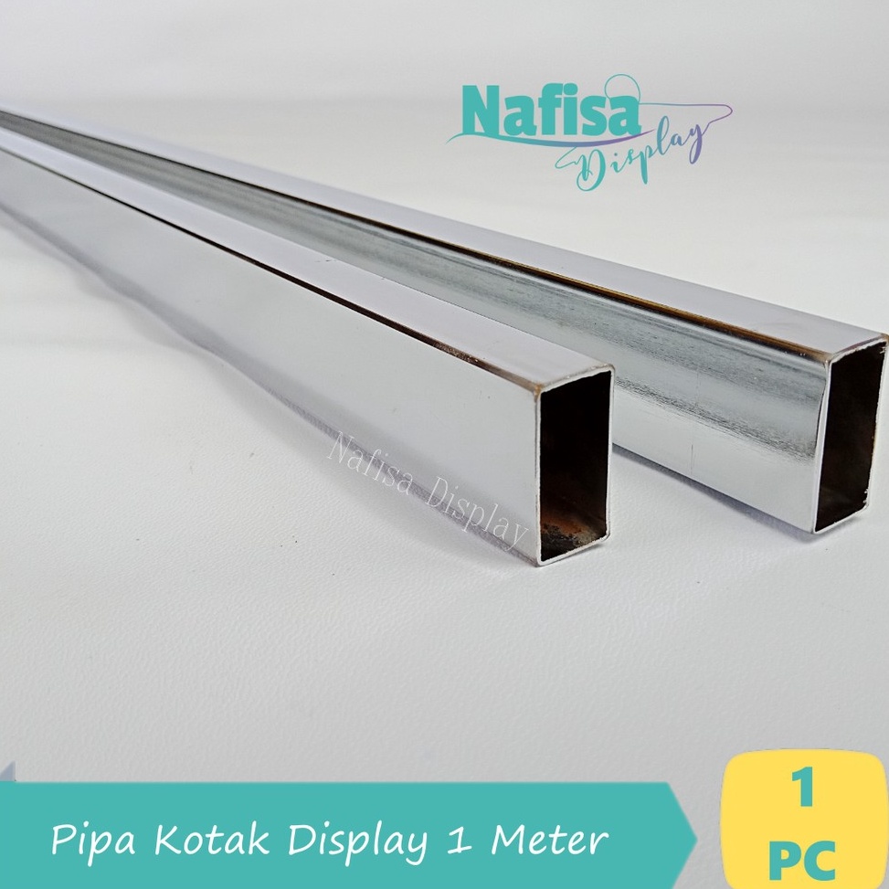 Jual ART N35E Pipa Kotak Besi Panjang 1 Meter Perlengkapan Toko Nafisa ...