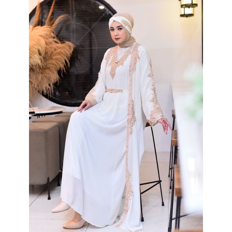 Jual GAMIS KAFTAN/ABAYA DUBAI PREMIUM TERBARU 2025 - DRESS MUSLIM FREYA ...