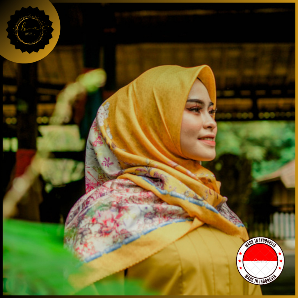 Jual Hijab Voal Premium | Scraft Hijab Motif Segiempat Bahan Voal ...