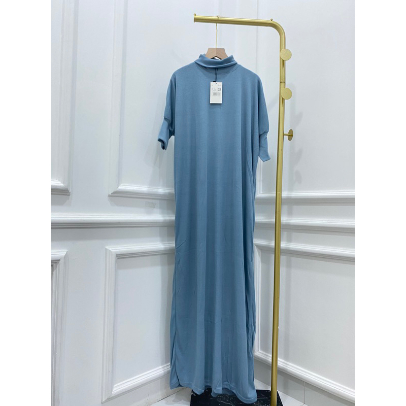 Jual GAMIS BATWING KNIT RIB PREMIUM / GAMIS KALONG KNIT / GAMIS KNIT ...