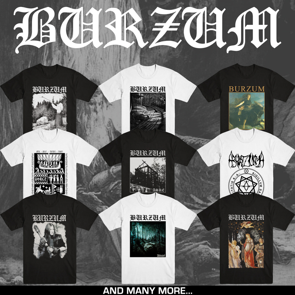 Jual BURZUM | T-SHIRT BAND | BLACK METAL | MERCHANDISE | Shopee Indonesia