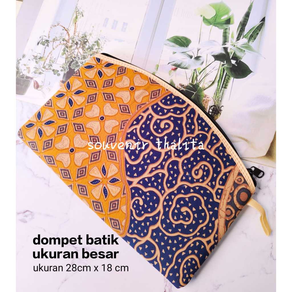 Jual SOUVENIR DOMPET BATIK POUCH DOMPET UKURAN 28cm X 19 cm | Shopee ...