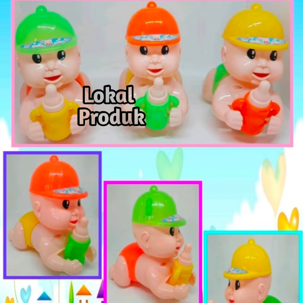 Jual Mainan Bayi Merangkak Crawling Tarik Jalan SH 188 | Mainan Edukasi ...