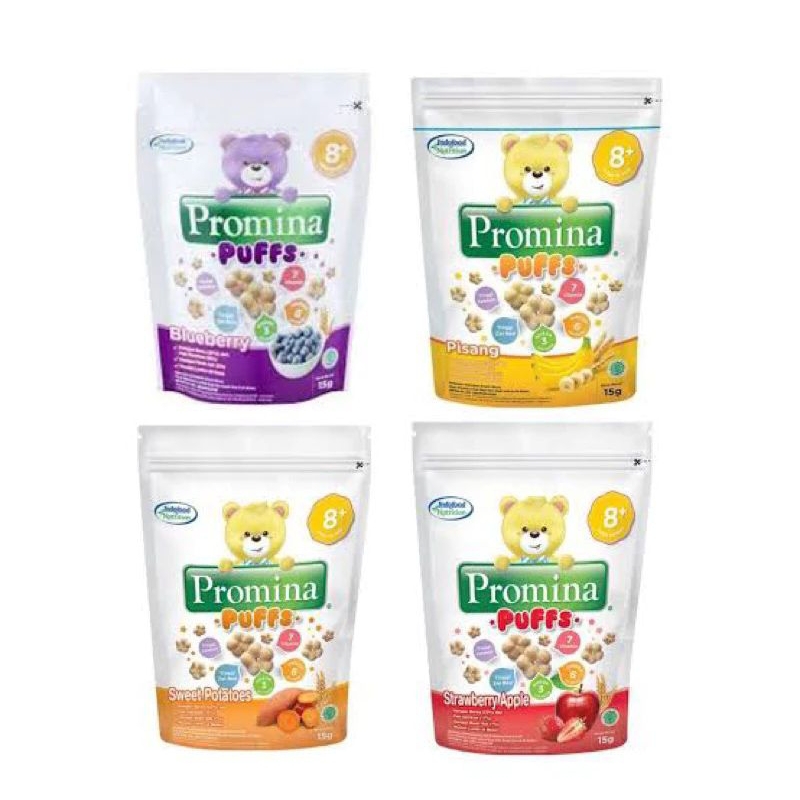 Jual PROMINA PUFF SNACK ANAK BAYI 8M+ 15g | Shopee Indonesia