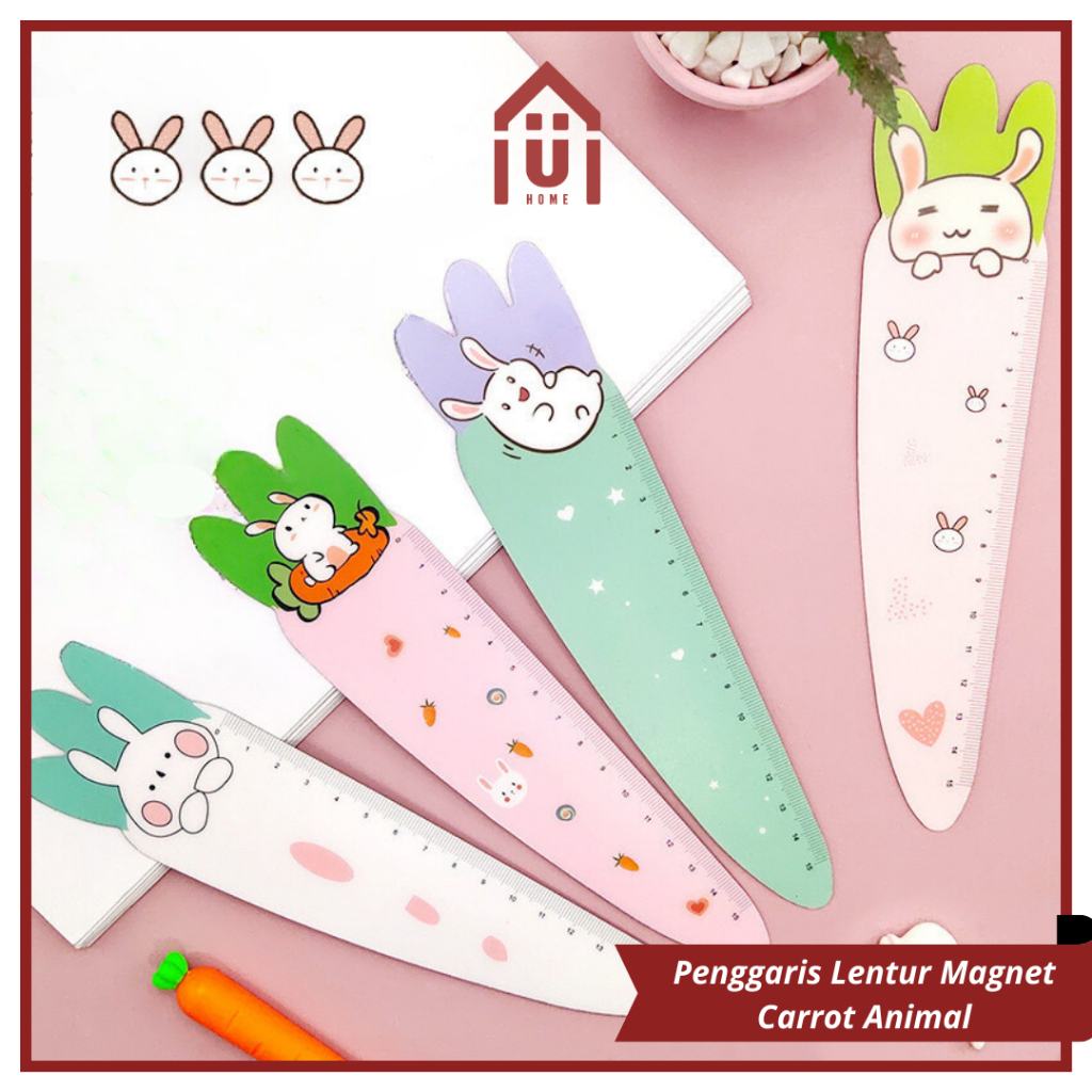 Jual UNISO - PENGGARIS LENTUR KARAKTER LUCU FLEXIBLE RULER MAGNET ...