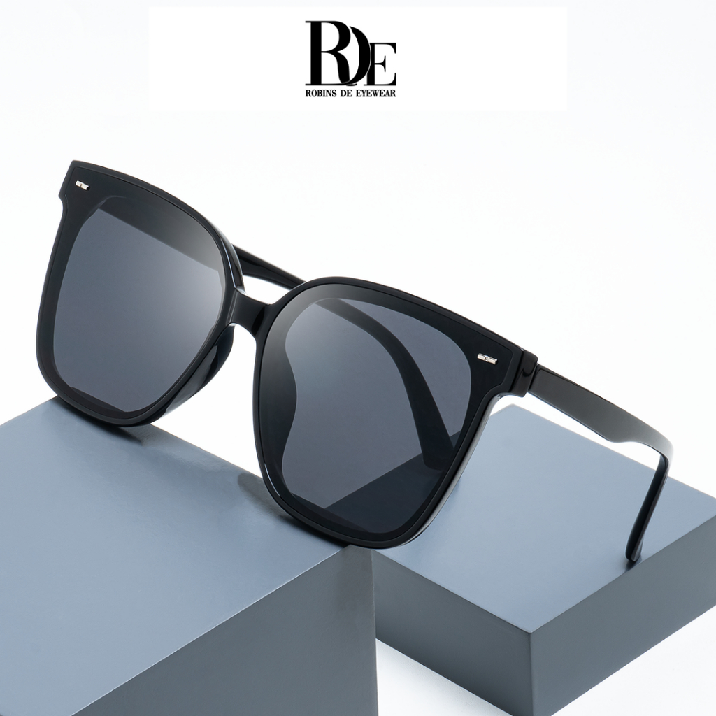 Jual ROBINS Kacamata Hitam Anti Radiasi UV Protection Sunglasses Kotak Stylish Fashion Pria ...