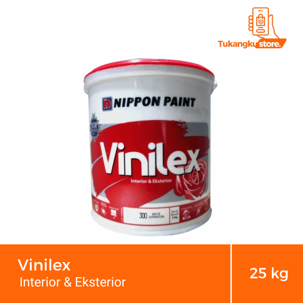 Jual CAT TEMBOK VINILEX INTERIOR & EXTERIOR VINILEX 300 NIPPON PAINT ...