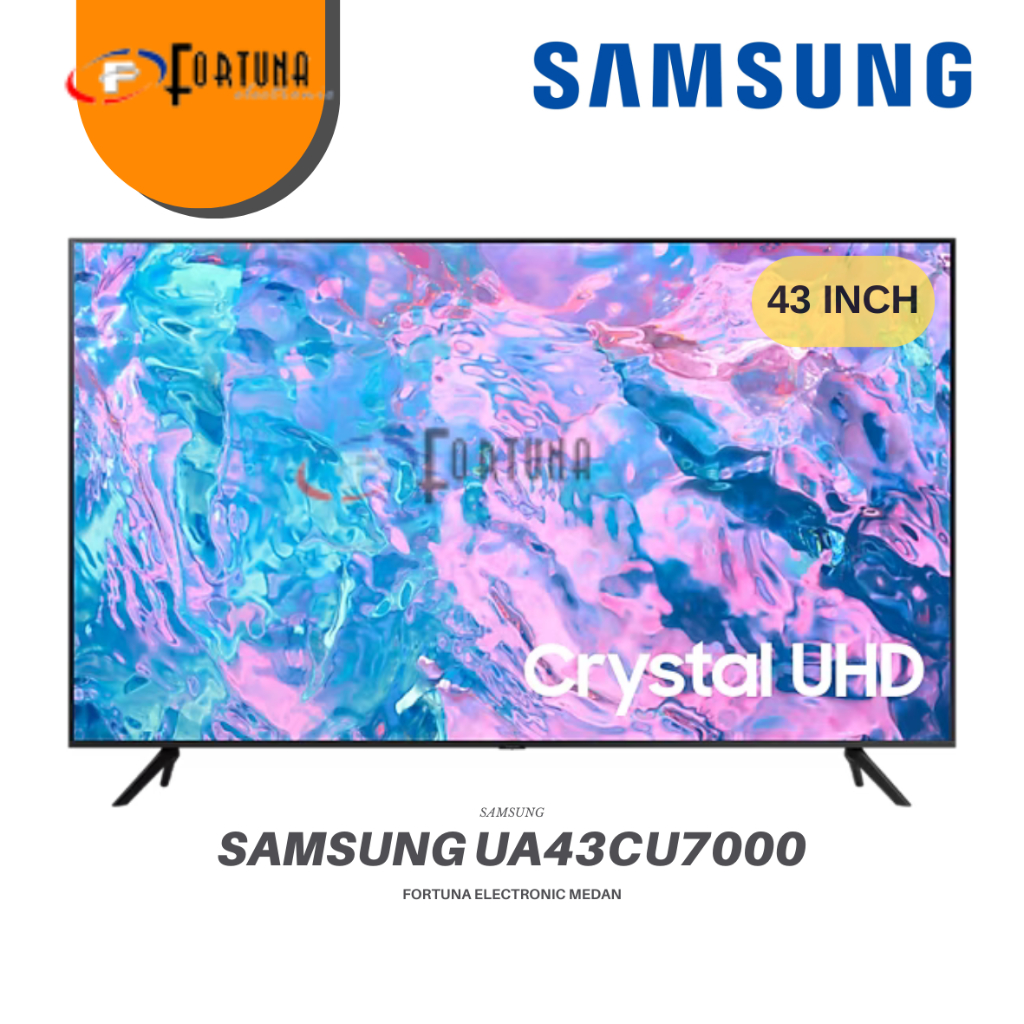 Jual SAMSUNG 43CU7000 SMART TV 43 INCH CRYSTAL UHD 4K PURCOLOUR UA43CU7000 MEDAN | Shopee Indonesia