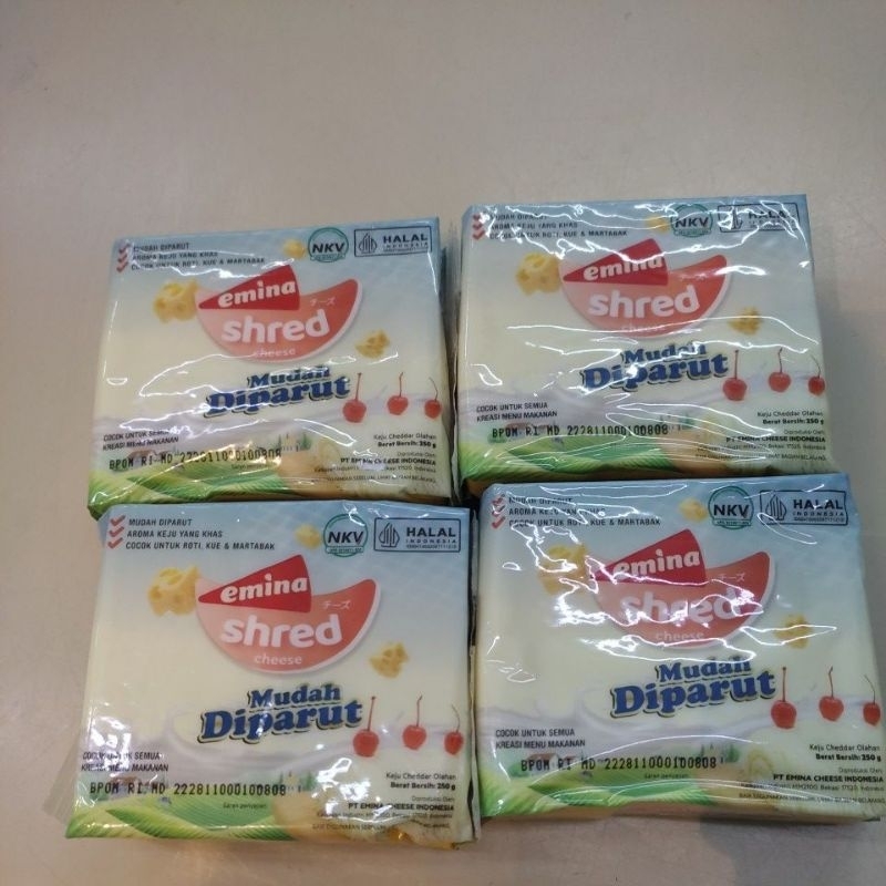 Jual EMINA CHEESE 250G/KEJU EMINA 250G/EMINA SHRED 250G | Shopee Indonesia
