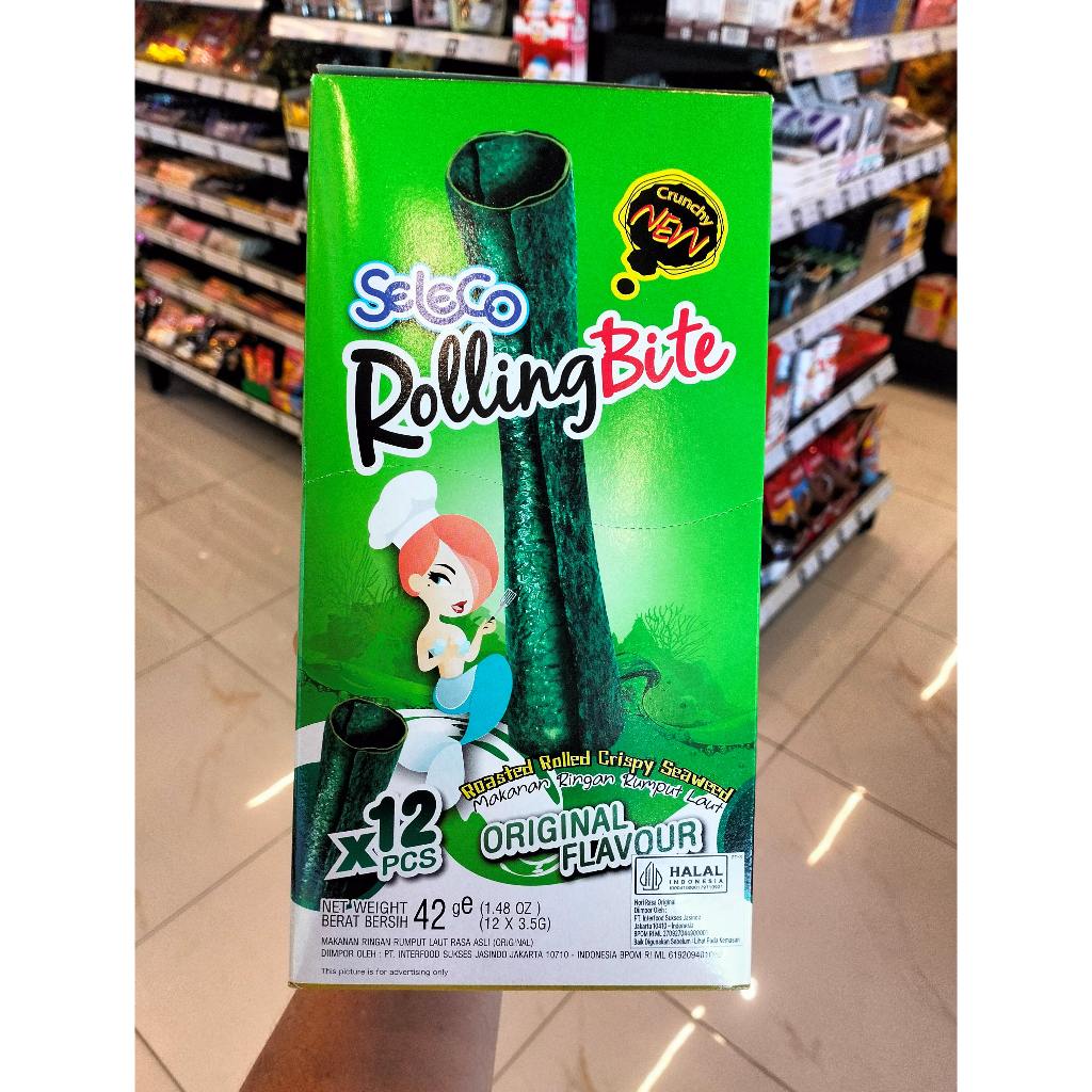 Jual Seleco Rolling Bite Seaweed Roasted Rolled Crispy Seaweed Thailand ... Jual Seleco Rolling Bite Seaweed Roasted Rolled Crispy Seaweed Thailand ...