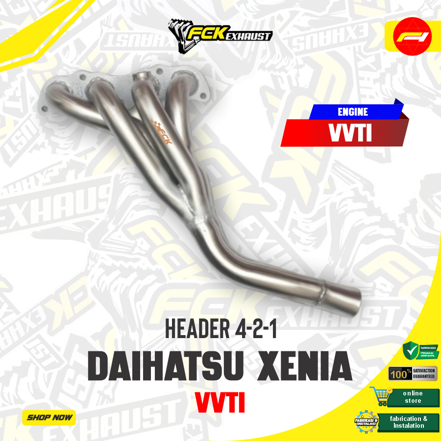 Jual FCK Header Xenia VVTI 421 Knalpot Mobil Racing | Shopee Indonesia