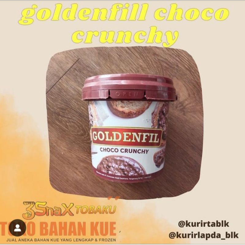 Jual GOLDENFILL GLAZE CHOCO CRUNCHY | Shopee Indonesia