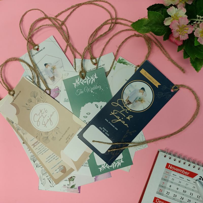 Jual UNDANGAN PERNIKAHAN HANG TAG MURAH - UNDANGAN VIRAL | Shopee Indonesia