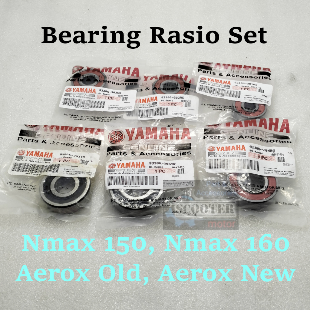 Jual Bearing Rasio Set 2DP Yamaha Nmax 155 160 Aerox 155 Old New ...