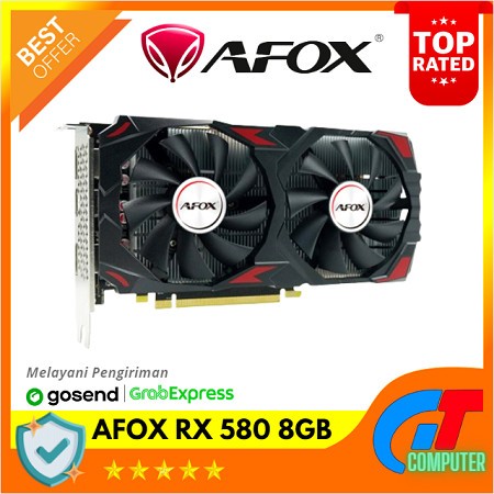 Jual Vga AFOX Radeon RX 580 8GB GDDR5 256Bit | Shopee Indonesia