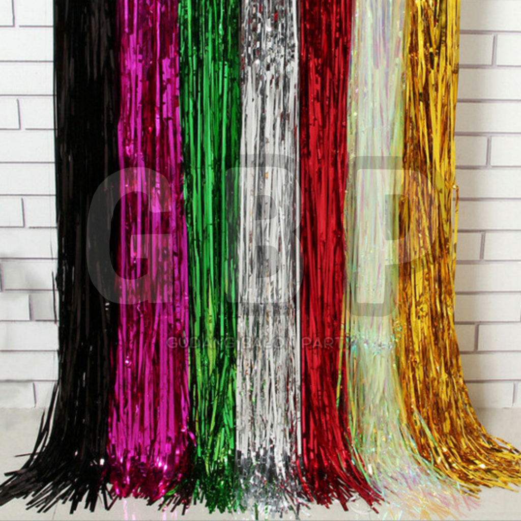 Jual TIRAI FOIL Ulang Tahun / Rumbai / Backdrop / Banner (1*2m ...