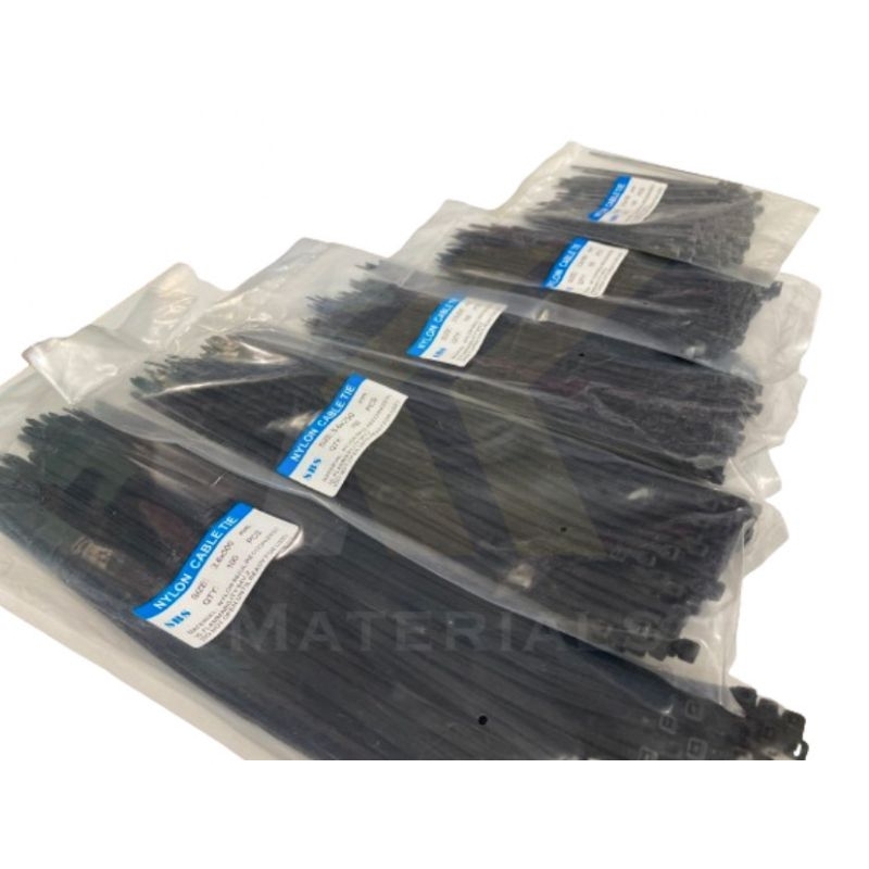 Jual KABEL TIES PENGIKAT KABEL / CABLE TIES / INSULOCK HITAM & PUTIH ...