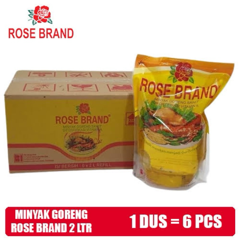 Jual Rose Brand Minyak Goreng 2L x 6pcs (1karton) | Shopee Indonesia