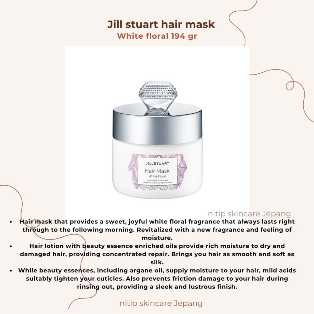 Jual PO Jepang-- Jill stuart hair mask, hair mist, deep cleanse white ...