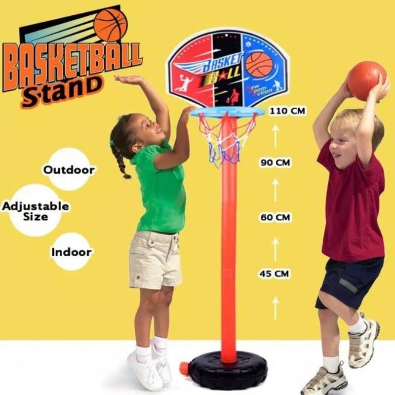 Jual RING BASKET ANAK IMPOR DENGAN TIANG NBA | Shopee Indonesia