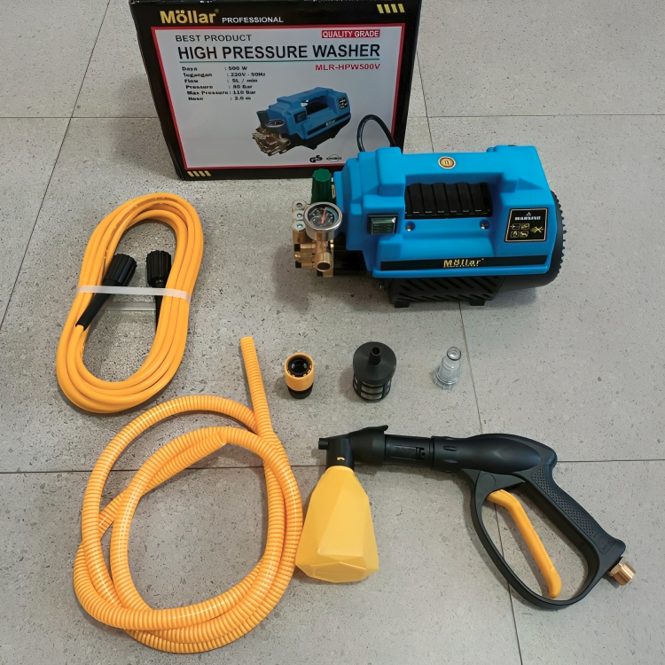 Jual Alat Cuci AC (JET CLEANER) Merk Mollar HPW 500V+ (80-110 bar ...