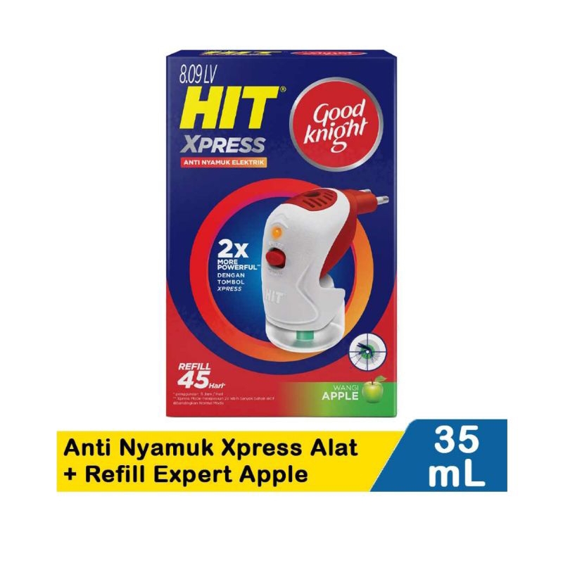 Jual [Kalimantan] HIT Elektrik Express Good Knight Apple Refill + Alat ...