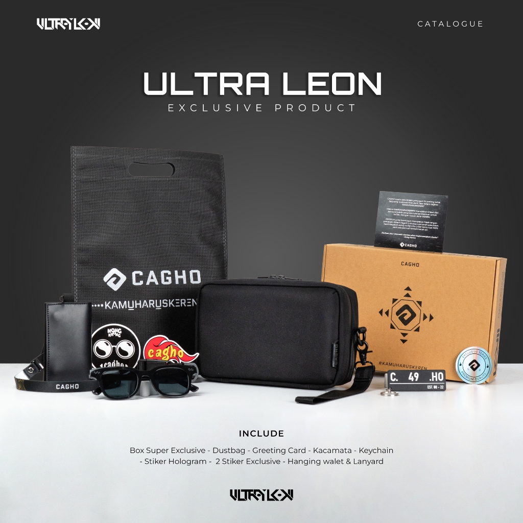 Jual CAGHO ULTRA LEON EXCLUSIVE I Handbag I Slingbag I Clutch Bag I Anti Air I Anti Bara ...