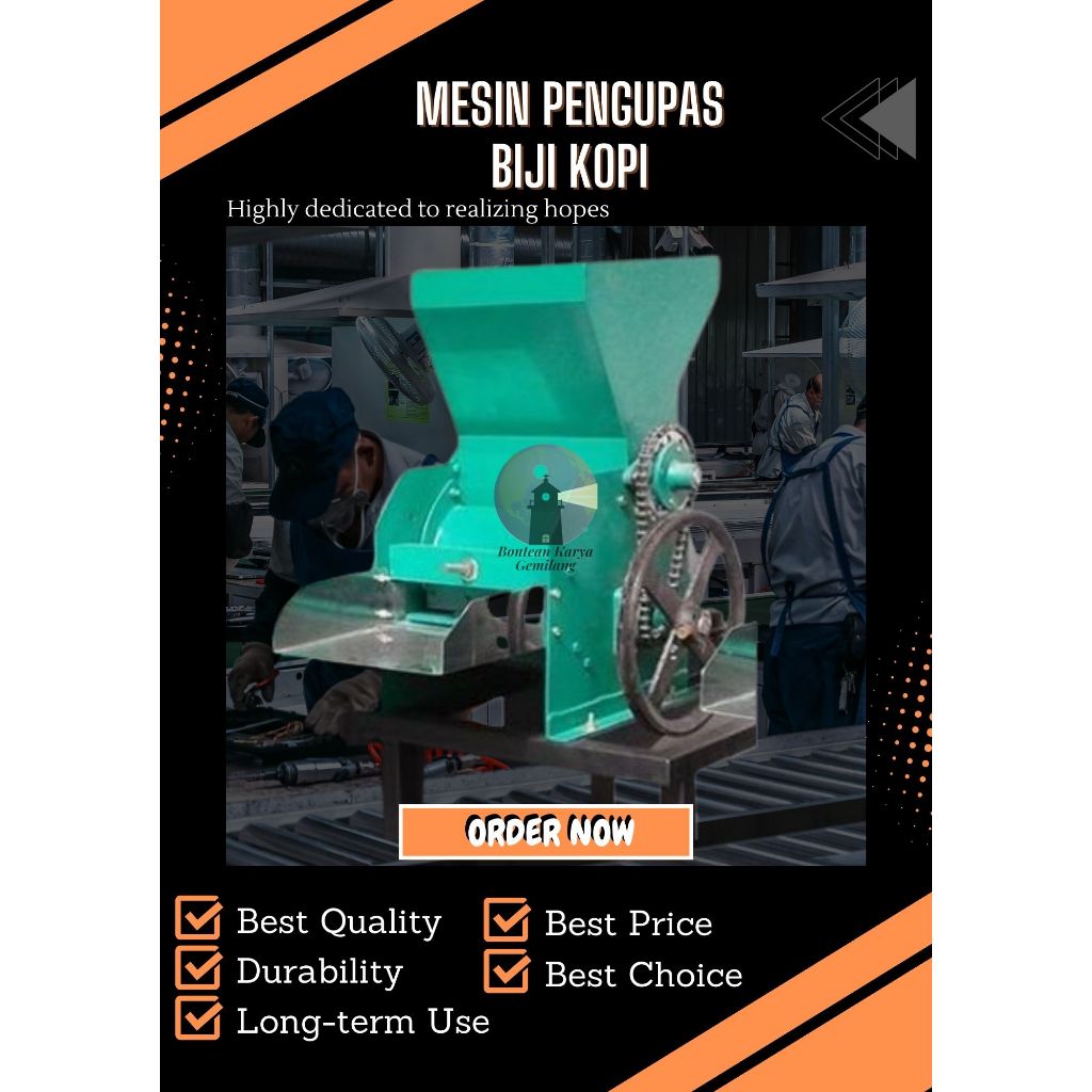 Jual Mesin Pulper Kopi 50kg/Proses - Mesin Pengupas Kopi - Peeler Kopi ...