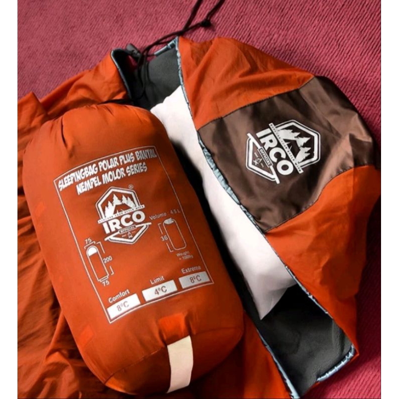 Jual sleeping bag irco ukuran dewasa murah inner polar ukuran 200cm ...